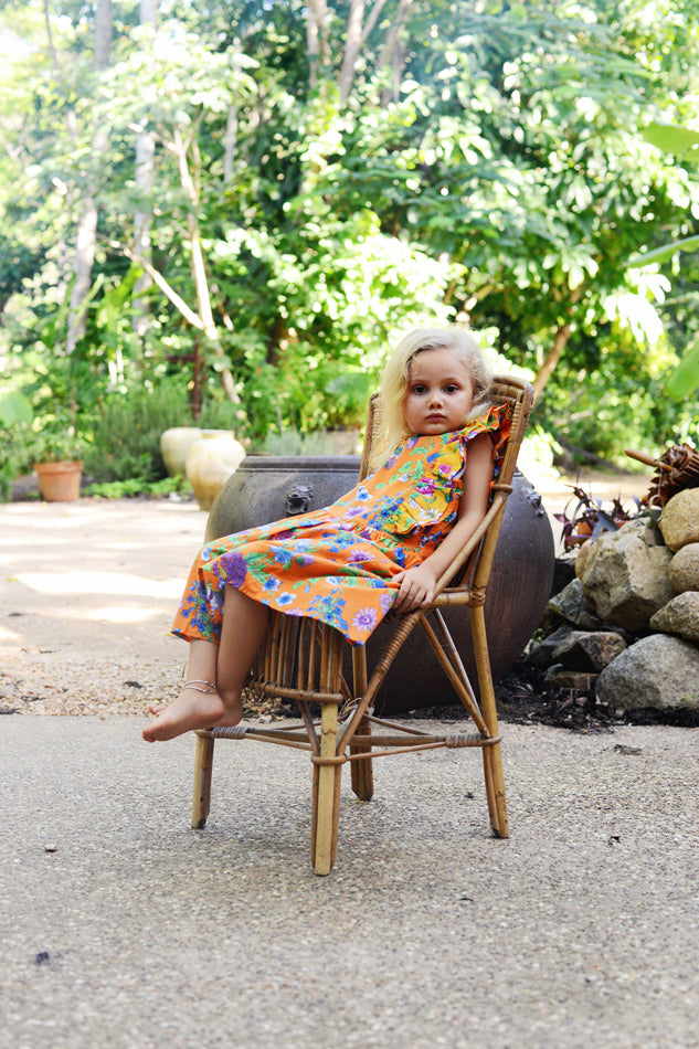 Viola Dress Marigold Fiore Patch– Coco and Ginger